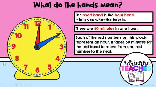 Telling Time Mini Lesson - PPT & Google - Distance Learning by Adrienne ...