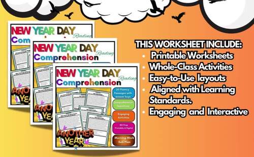 New Year Around The World Comprehension Passages Nonfiction 3rd,4th,5th ...
