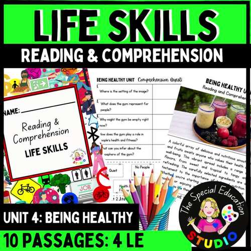 BUNDLE Differentiated reading & comprehension passages functional life ...