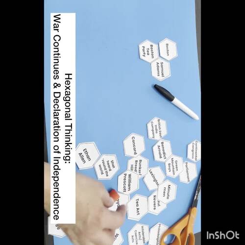 Revolution & Declaration Activities | Middle School | Hexagonal ...