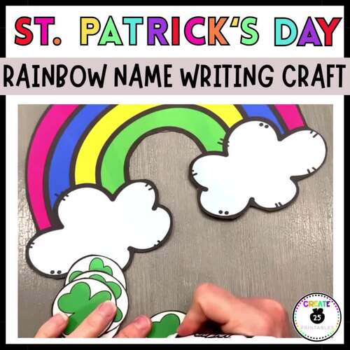 St. Patrick’s Day Rainbow Craft | Preschool & Kindergarten Rainbow Craft