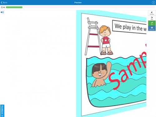 AAC & Me Interactive Book A Day at the Pool BOOM Card Deck for Speech ...