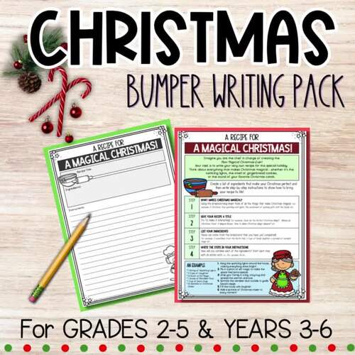 Christmas Writing Bumper Pack - with Alternative Activities | TPT
