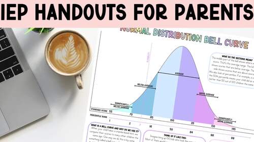Speech Therapy Parent Handout & Bell Curves by Play Therapy Creative