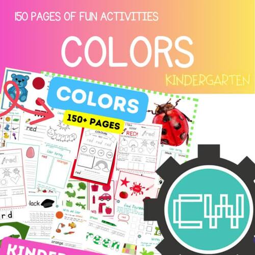 Colors: Kindergarten Themed Worksheets by Creative Worksheets | TPT