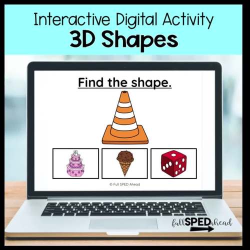 Shapes Digital Activities Bundle by Full SPED Ahead -- Heather Cacioppo