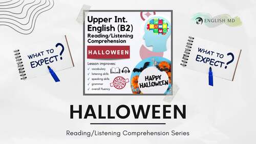 Halloween - Listening/Reading Comprehension (B2) by English MD | TPT
