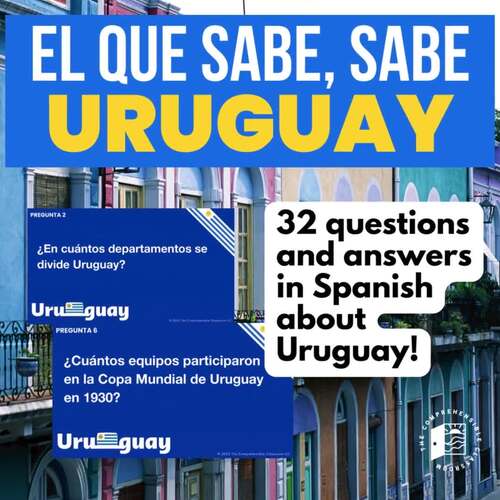 El que sabe, sabe game | Uruguay by The Comprehensible Classroom by ...