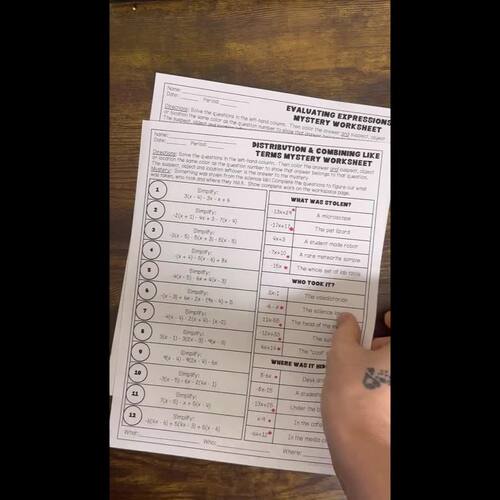 Pre Algebra Emergency No Prep Printable and Digital Sub Plans | TPT