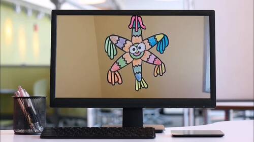 Cinco de Mayo Craft Piñata Star Craft Activity - Template Art Mexican ...