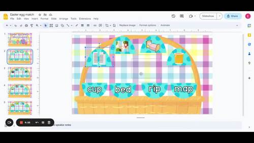 Easter CVC Phonics Sort and Match Print and Digital Bundle by Emily OG ...