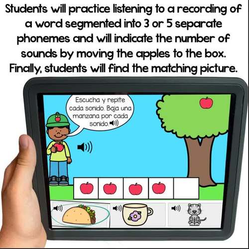 BOOM Cards Blending sounds in Spanish | Digital Centers | Conciencia ...