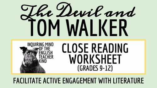 "The Devil and Tom Walker" by Washington Irving Close Reading Analysis ...