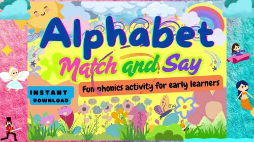 A–Z Alphabet Picture Match | Beginning Sounds Phonics Activity | TPT