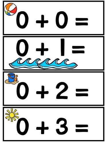 Beach Operations! Addition and Subtraction by Erika Deane | TPT