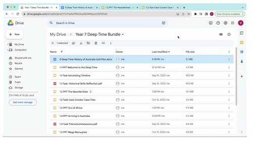 Y7 Deep Time History Australia UNIT BUNDLE COMPLETE - Australian ...