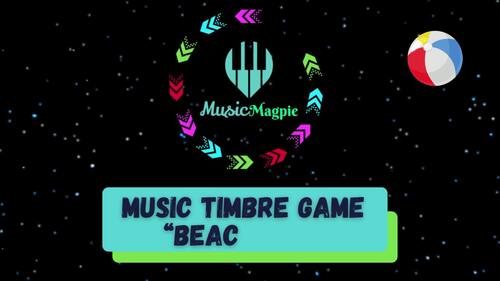 Instrument Family Timbre Game | Interactive Elementary Music "Beach Day"