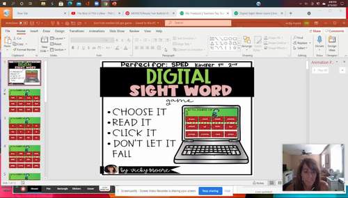 Halloween Game | Digital Sight Word Game | Fun Friday | Halloween