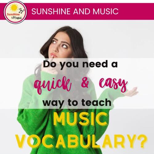 Vocabulary for Music - Music Vocabulary Word Wall - Music Terms and ...