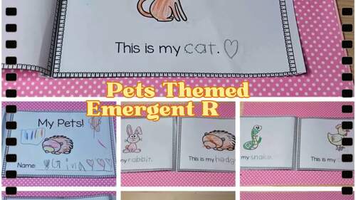 Pet Theme Math and Literacy Centers and Activities by Nomadic Bee