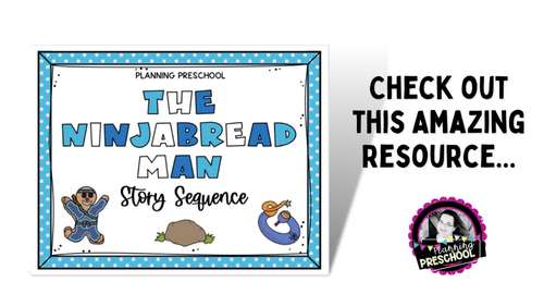 THE NINJABREAD MAN Sequence Activities | Sequencing Story Cards w Cut N ...