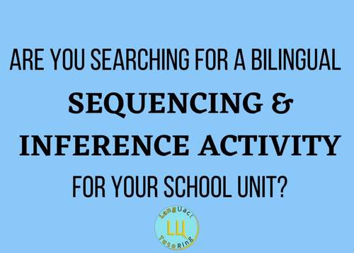 Sequencing Inferencing 2 Boom Cards bilingual audio animated set 2