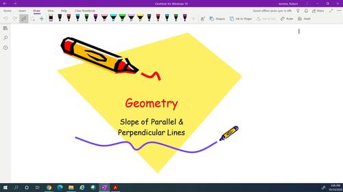 Slope of Parallel & Perpendicular Lines - Part1 (Geometry ...
