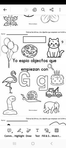Yo espio objectos que empiezan con la letra-Reconocimiento de letras y ...
