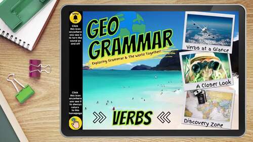 3rd Grade Grammar Activities: VERBS (LINKtivity® + Mini-Unit) | TPT