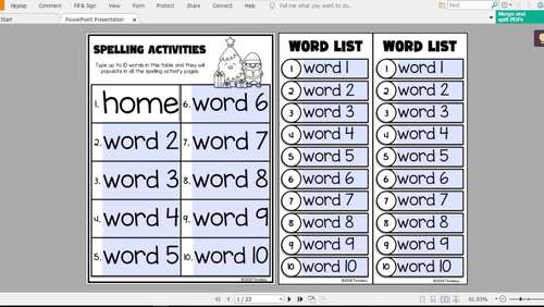 CHRISTMAS SPELLING ACTIVITIES | WORD WORK | MORNING WORK | EDITABLE ...