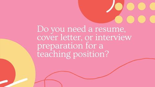 Get Your First Teaching Job or New Teaching Position BUNDLE {12 ...