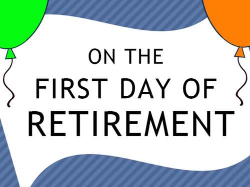 12 Days of Retirement Song Lyrics PowerPoint & Music Video - Party Activity