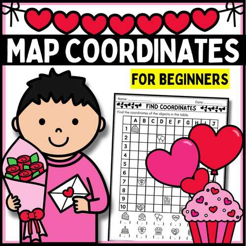 ️ Math Map skills Grid I love MOM Graphing Ordered Pairs Coordinate ...
