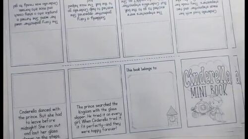 Ruth and Naomi Bible Story Foldable Mini Book Grade 1 2 3 ELA READING