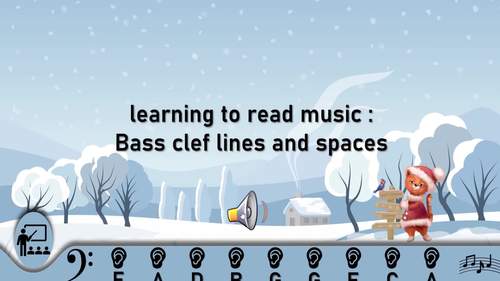 Musical Digital Audio: Bass Clef Note Reading Music Assessments Lines ...