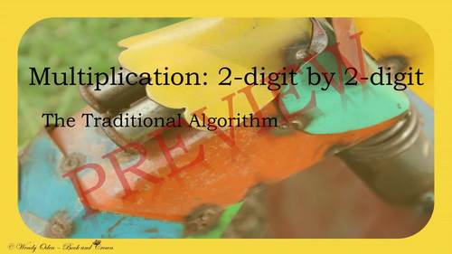 2-Digit by 2-Digit Multiplication Algorithm WITHOUT Regrouping Bundle