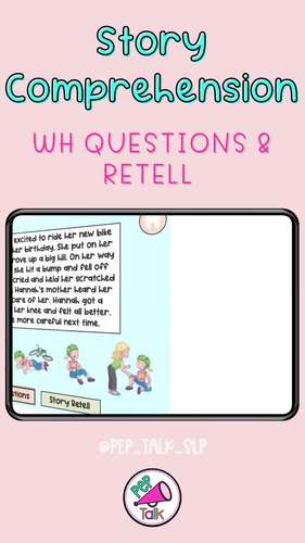 Story Comprehension and Retell BUNDLE by Pep Talk | TPT