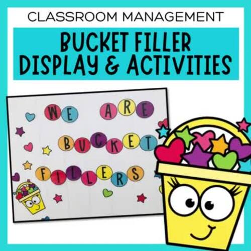 Bucket Filler Display, Activities and Worksheets by Little Learner Hub