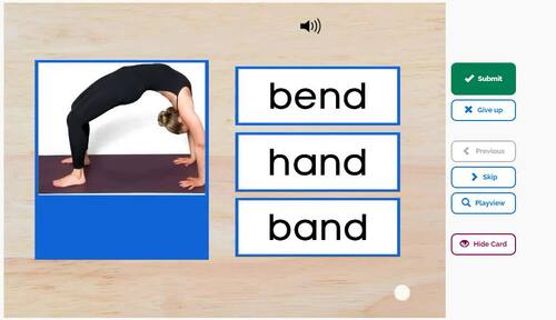 ND FT Blend Words Label Picture Match Montessori Blue Language Boom ...