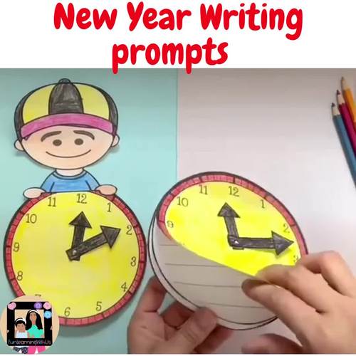 New Year 2022 Writing Prompt Craftivity | New year Resolution & Goal ...