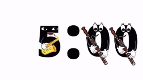 5 Minute Countdown Timers With Band Instruments (MP4) by The Music Educator