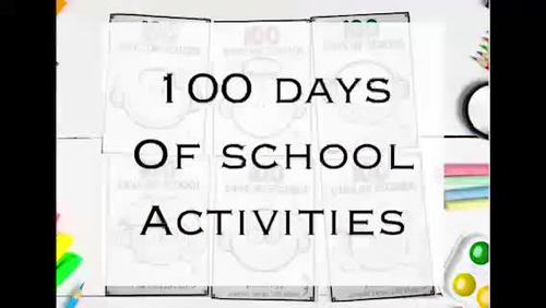 100 Days of School Booklets | 100th Day Math and Literacy Activities ...