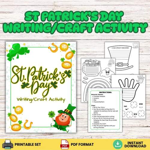 St Patricks Day Writing | St Patricks Day Activities | St Patricks Day ...