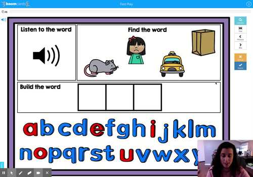 Digital CVC Words Short Vowels Distance Learning by Krafty In Kinder Shop