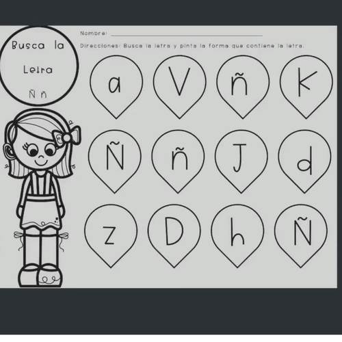 Busca la letra by Ms Maria Mediavilla | TPT