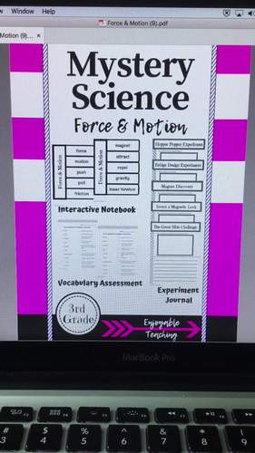 Mystery Science for Force & Motion (Third Grade) by Enjoyable Teaching