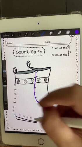 Dot to Dot, Spring Connect the Dots, Skip Counting by 6s, 7s, 8s, 9s