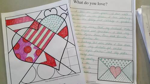 The Original "Pop Art" Valentines Day Coloring Pages by Art with Jenny K.!