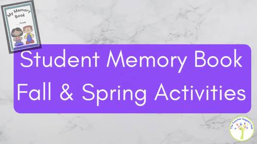 Memory Book All About Me Back To Primary School Activity | TPT