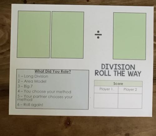 Ways to Divide Math Activity by We Love To Learn | TPT